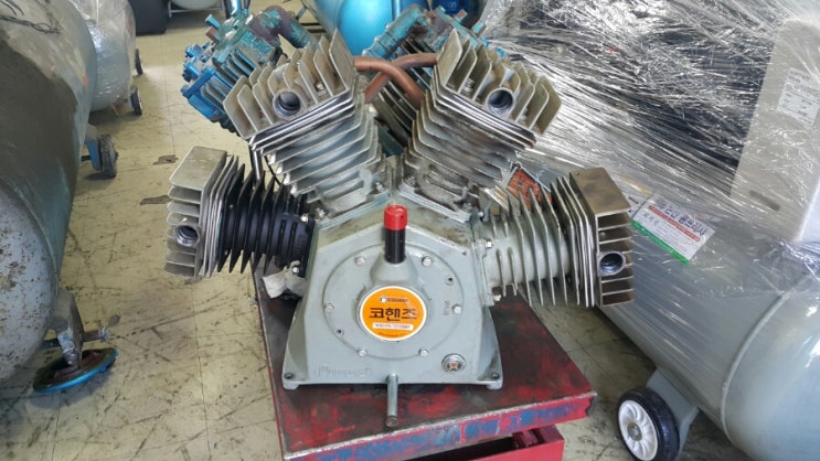 논산콤프레샤/코핸즈 15마력 콤프레샤 (K-904N)수리 : 네이버 블로그