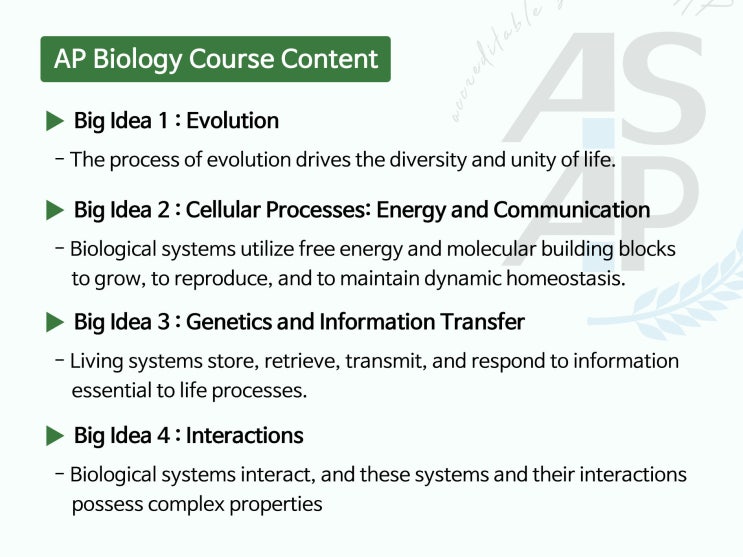 AP Biology 공부 방법 : 네이버 블로그