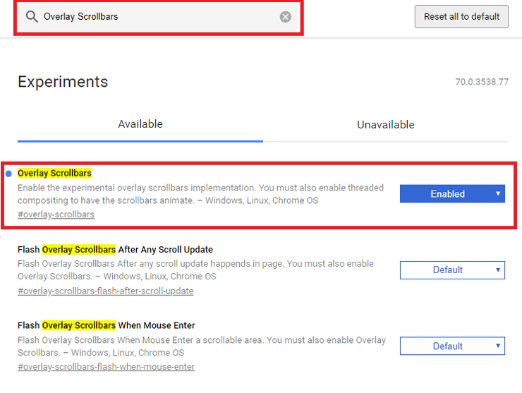 구글 크롬 스크롤바 숨기기 (Overlay Scrollbars) : 네이버 블로그
