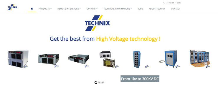 Technix, Technix한국, Technix대리점, Technix총판, 한국Technix, HVDC, 고전압DC파워 ...