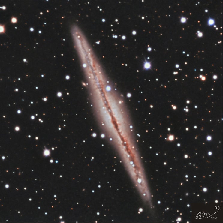 NGC 891(Caldwell 23, Spiral Galaxy in Andromeda) : 네이버 블로그