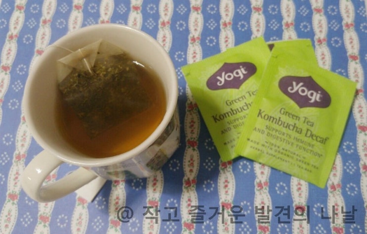 콤부차 - YOGI GREENTEA KOMBUCHA (decaf) : 네이버 블로그