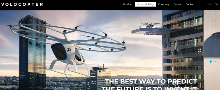 Volocopter, 독일 본사를 둔 드론택시 제품 및 플랫폼 개발사 : 네이버 블로그