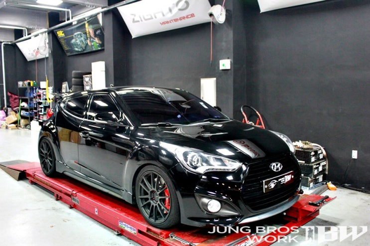 [ JBW ] veloster 1.6 T-GDI “ JUN.B.L “ exhaust installation : 네이버 블로그