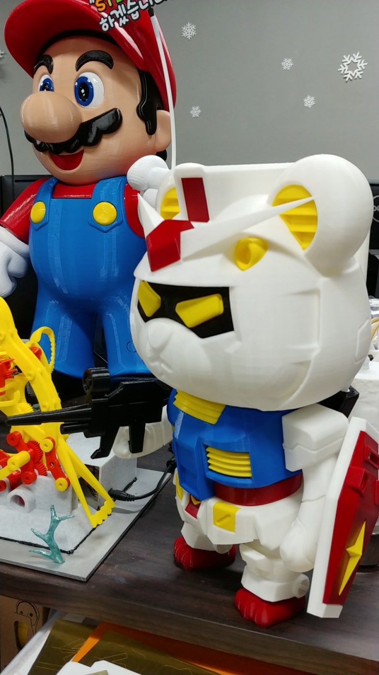 알록달록 R-x86 Ggundam bear 건담곰?? 데리고 왔습니다. 이번출시된 3DM PLA PRO 사용했습니다. : 네이버 블로그