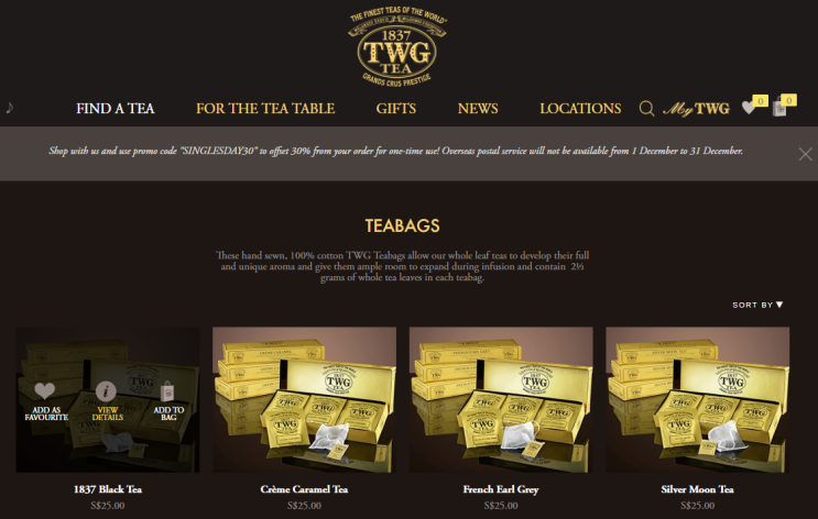 TWG 직구하기, 회원가입부터 주문까지 : 네이버 블로그