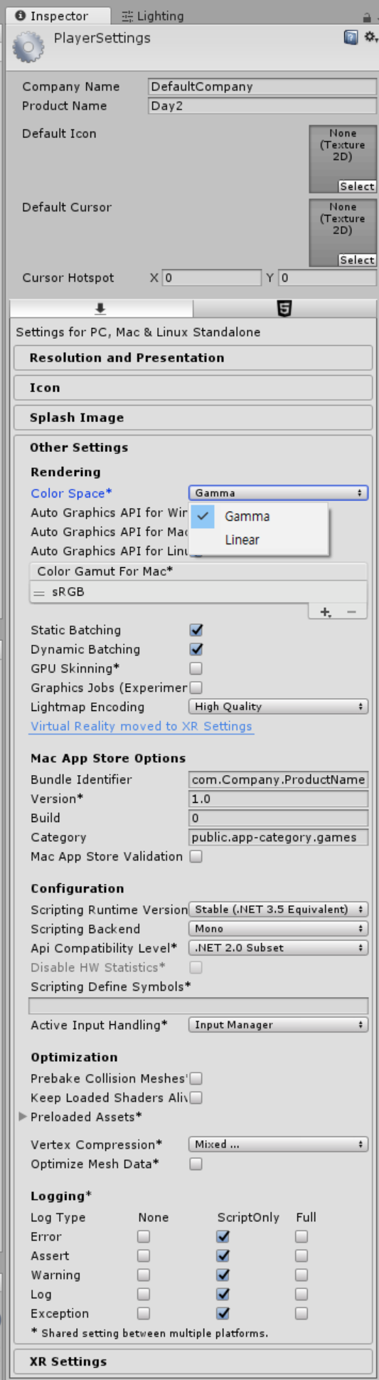 [Unity] Linear로 렌더링 변환해보기. : 네이버 블로그