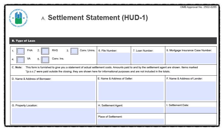 임대소득 및 비용 (3) - HUD (Closing disclosure) : 네이버 블로그