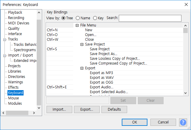 Audacity, 단축키(shortcut) 에 관해 : 네이버 블로그