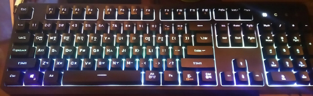 [앱코 해커 k180] 네이버 페이로 저가 1만원대 레인보우 LED 키보드 구입했습니다. : 네이버 블로그