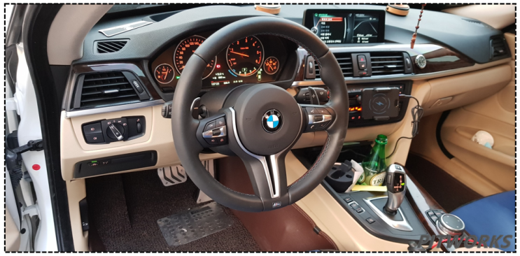 BMW 3시리즈 : 3GT M3 핸들 교체 장착,드라이빙어시스턴트 5AS(차선이탈,전방추돌,열선 코딩)320d,420d,420i ...