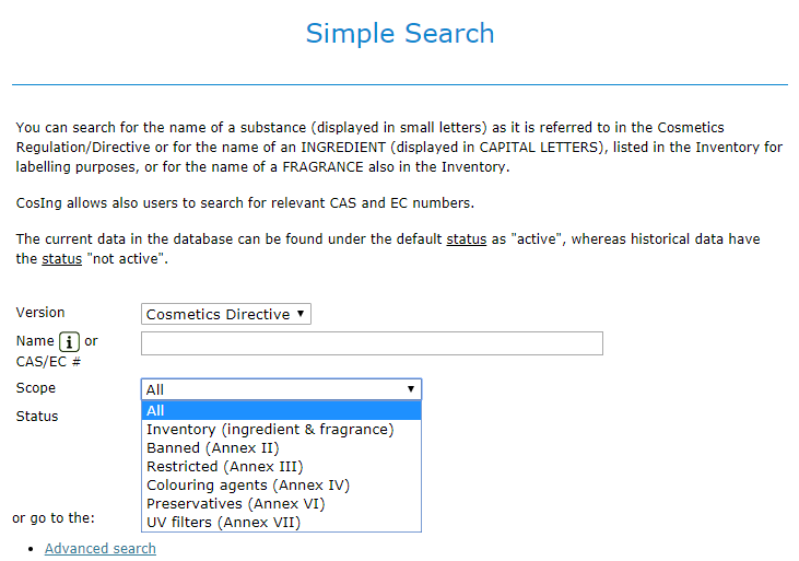 CosIng 을 아시나요? : 네이버 블로그