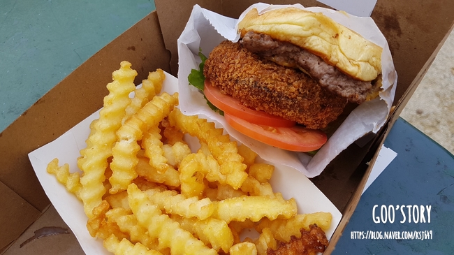 뉴욕여행 쉐이크쉑shakeshack 버거 메디슨 스퀘어 파크 본점 맛집 도장깨기 성공ㅋㅋ 네이버 블로그