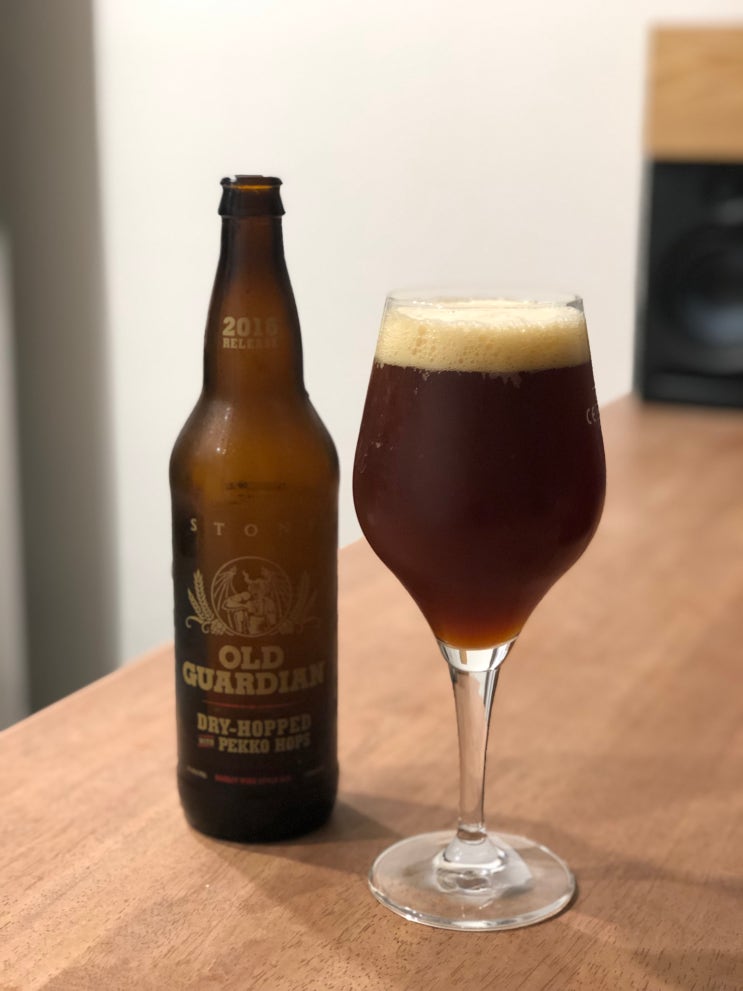 스톤 올드 가디언 에일 (Stone Old Guardian Dry-Hopped with Pekko Hops, 2016 ...