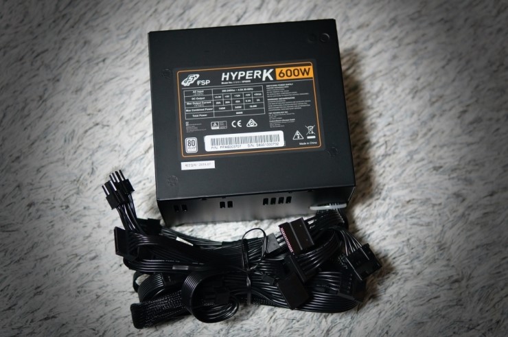 플랫 케이블로 더욱 깔끔해진, FSP HYPER K 600W 80PLUS Standard 230V EU : 네이버 블로그
