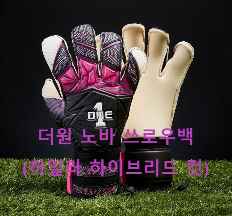골키퍼 장갑 더원 노바 쓰로우백 하일라 하이브리드 컷 네이버 블로그