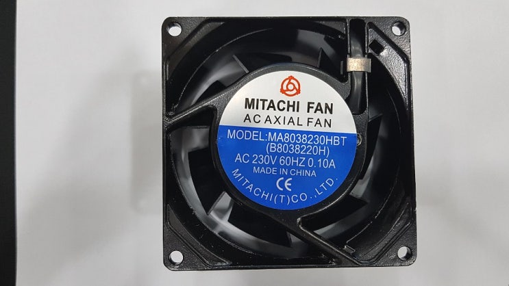 화이트팬_냉각팬, 쿨링팬 MITACHI(미타치)의 모델명 : MA8038230HBT : 네이버 블로그