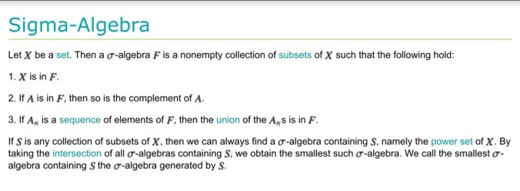 sigma algebra, sigma field : 네이버 블로그