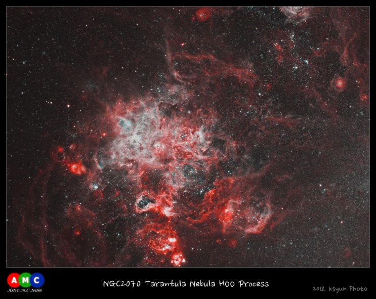2018/08/10~12 NGC2070 Tarantula Nebula (타란튤라 성운) : 네이버 블로그
