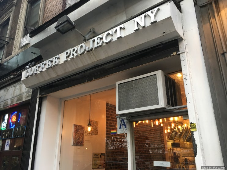 [미국여행/뉴욕] 노트북 들고 가서 시간을 보내고픈 뉴욕 카페 '커피 프로젝트 뉴욕(Coffee Project NY ...