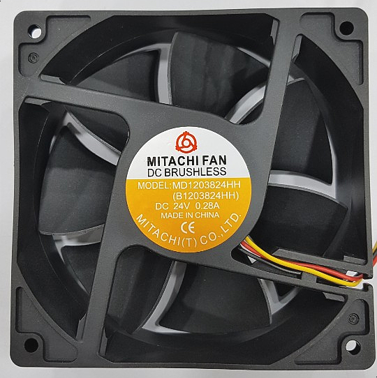 화이트팬_냉각팬, 쿨링팬 MITACHI(미타치)의 모델명 : MD1203824HHB : 네이버 블로그
