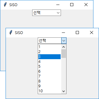 tkinter를 이용한 GUI 프로그래밍 (Combobox) : 네이버 블로그