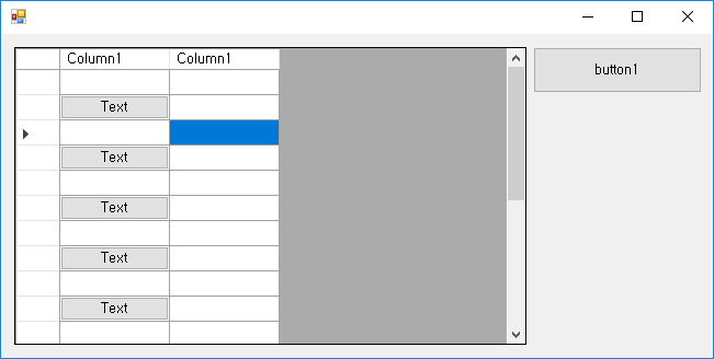 DataGridView ButtonColumn 의 Button 안보이게 하기 : 네이버 블로그