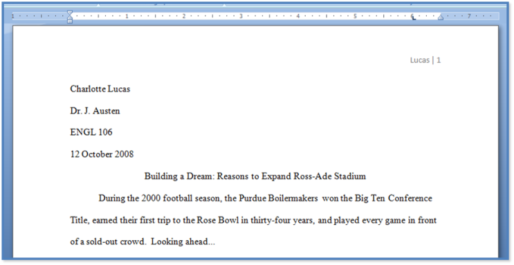 MLA양식/MLA스타일/MLA 8th Edition Formatting and Style Guide 1(문서양식) : 네이버 블로그