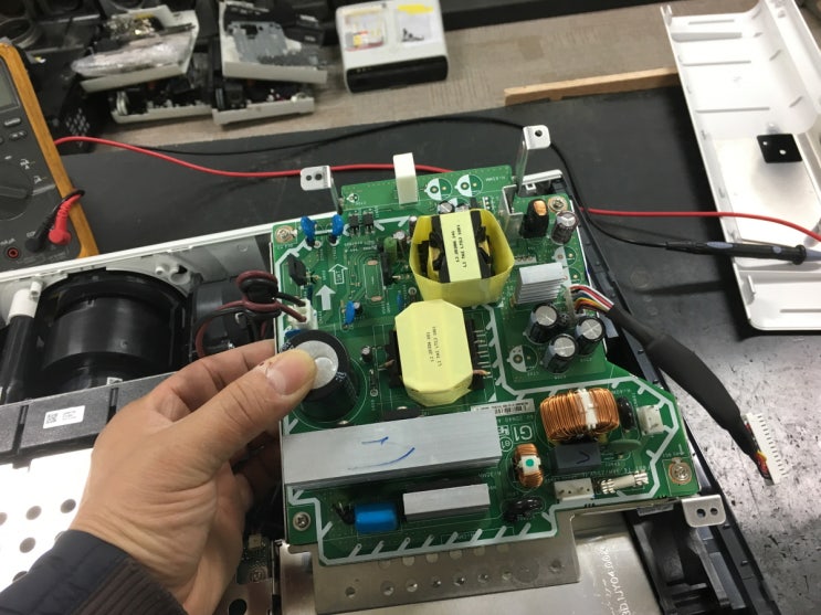 [vpl-ch350]파워수리,발라스타교체사례입니다.램프교체정보,프로젝터수리,LAMP,sony,소니 : 네이버 블로그