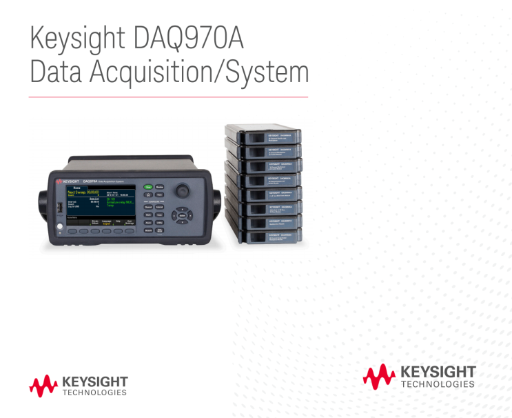 [keysight] 데이터 수집 장치 / 데이터 로깅 로거 DAQ970A : 네이버 블로그