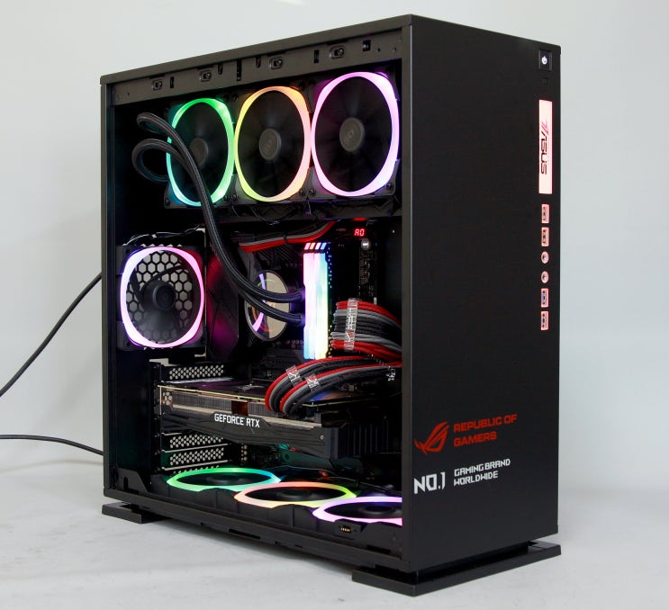 인윈(IN WIN) 303 ASUS ROG 에디션케이스에 완성된 i9-9900K 와 RTX 2080Ti : 네이버 블로그