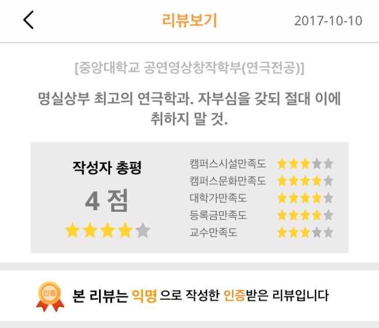 중앙대학교 공연영상창작학부연극전공 대학리뷰 명실상부 최고의 연극학과 자부심을 갖되 절대 이에 취하지 말 것 네이버 블로그