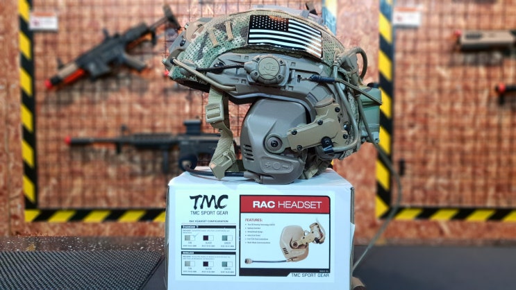 [영상리뷰]TMC RAC Headset~!!(옵스코어+TMC+통신장비+헤드셋+전술헬멧+전술헤드셋+에어소프트장비+서바이벌장비 ...