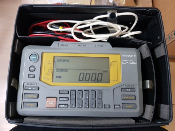 요코가와 CA100 캘리브레이터 (측정기능:DC전압,DC전류, 저항) (발생기능: DC전류, DC전압, 저항, TC, RTD ...