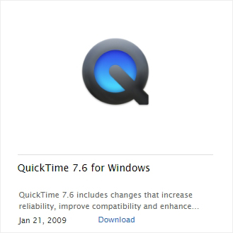 윈도우용 퀵타임 플레이어 7.6 (QuickTime 7.6 for Windows) : 네이버 블로그