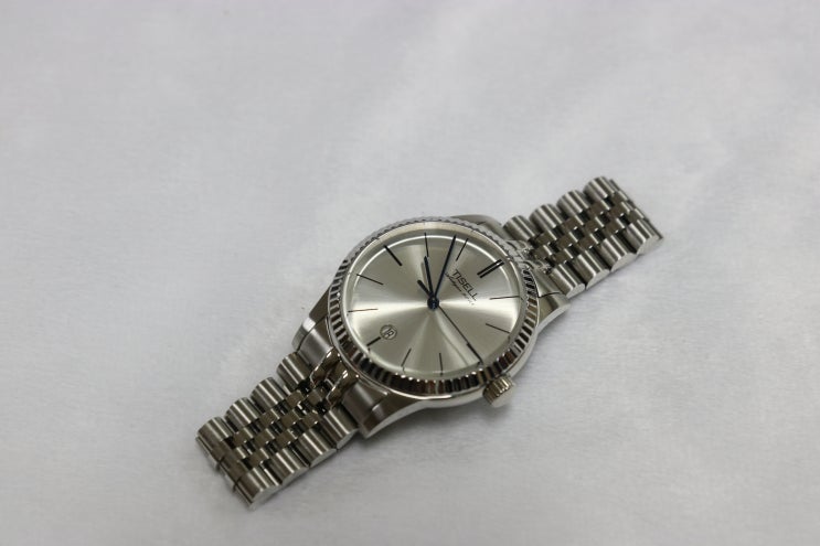 티셀(TISELL) new watch 9015-C 코인베젤 미요타9015무브먼트 블루핸즈 소개 : 네이버 블로그