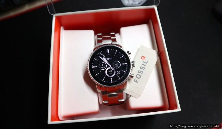 [리뷰] 남자시계 추천, FOSSIL Q 파슬 스마트워치 FTW4011 #1 : 네이버 블로그