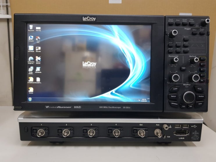 르크로이 웨이브런너 606Zi 오실로스코프(600MHz, 4채널, 20GS/s) 중고판매 및 렌탈 : 네이버 블로그