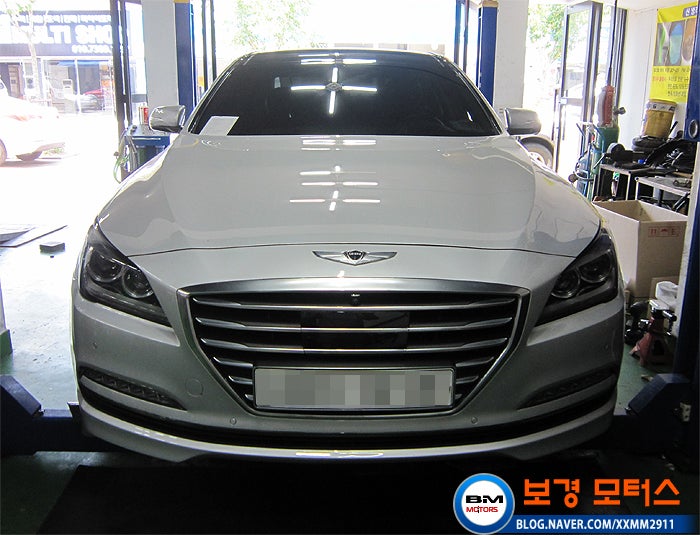 제네시스 DH 스포츠 핸들 , LKAS 작업 , 무선충전기 : 네이버 블로그