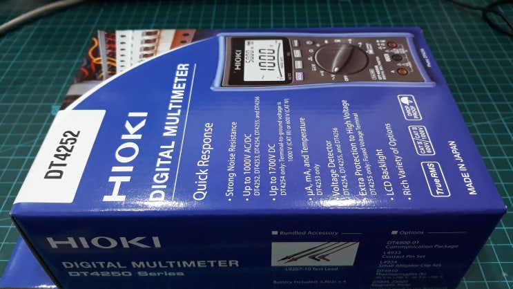 전기 전자 디지털 멀티테스터기 추천 - HIOKI DT4252 개봉 및 간단 사용기 : 네이버 블로그