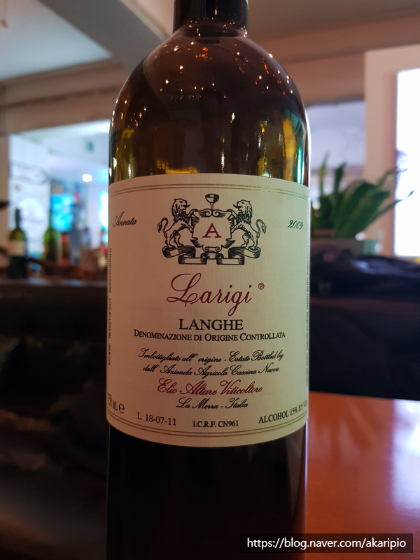 Elio Altare, Larigi, Langhe DOC, Piedmont, 2009 (엘리오 알타레, 라리지) : 네이버 블로그