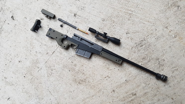 AWM 대물버전! AW50 만들기 [1:10 나무젓가락 공예 총] : 네이버 블로그