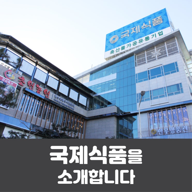 국제식품 국제식품을 소개합니다 초원농원 정육백화점 네이버 블로그