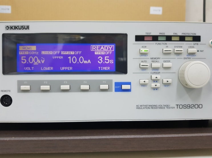 기쿠수이 TOS9200 AC 내전압 / 절연저항 측정기(AC 5kV / 0.01MΩ~9.99GΩ) 중고판매 및 렌탈 : 네이버 블로그