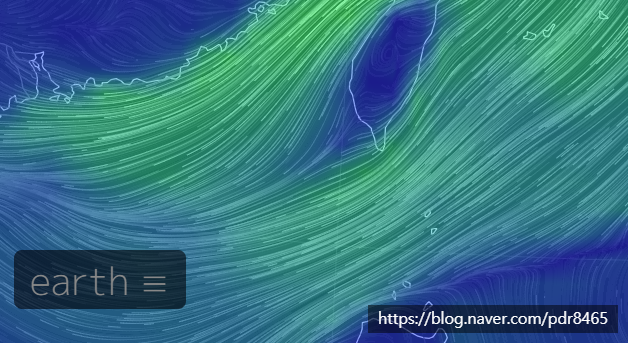미세먼지 지도 earth.nullschool.net 내 위치 정확하게 찍는 방법~ : 네이버 블로그