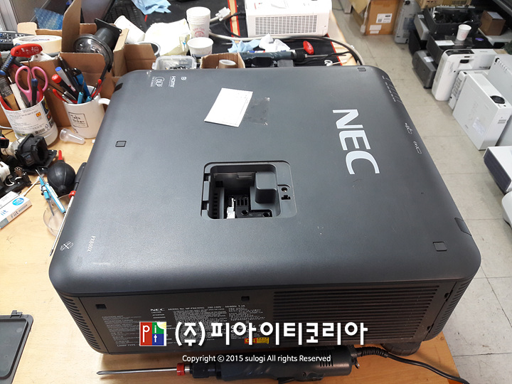 NP-PX800XG NEC 빔 프로젝터 수리 정밀광학클리닝 작업 및 NP22LP 램프교체 for PH1000U, PX700W ...