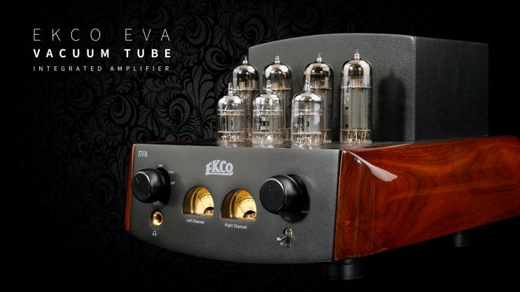 사랑스러운 레트로풍 진공관에 블루투스와 USB DAC를 담다 - EKCO EVA 진공관 인티앰프 : 네이버 블로그