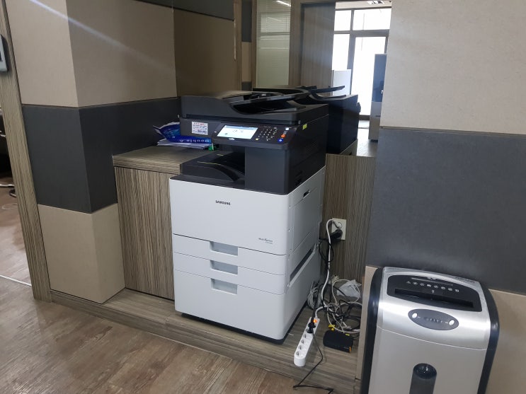 삼성복사기(복합기)임대 SL-K3250 이전설치후기/무지개솔루션 : 네이버 블로그