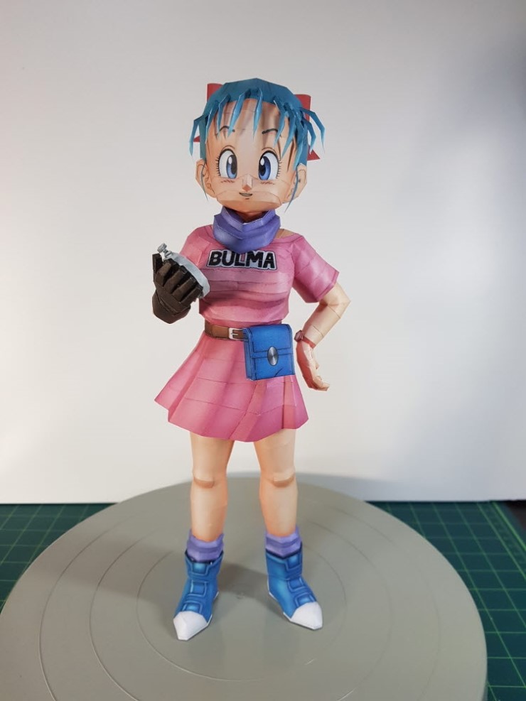 드래곤볼 - 부르마 HD(ver.Juke) 완성 [종이모형][papercraft][sinsis] : 네이버 블로그