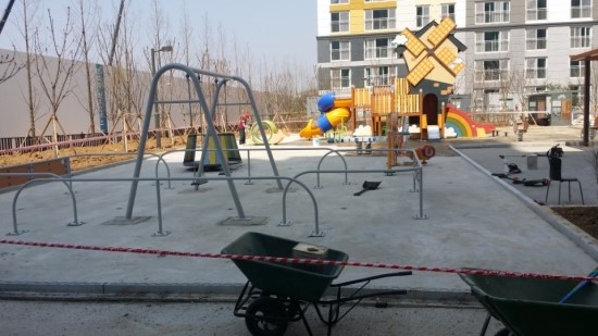 경기도 화성시 000 아파트 어린이놀이터 탄성고무칩포장전국시공 한길산업개발 네이버 블로그